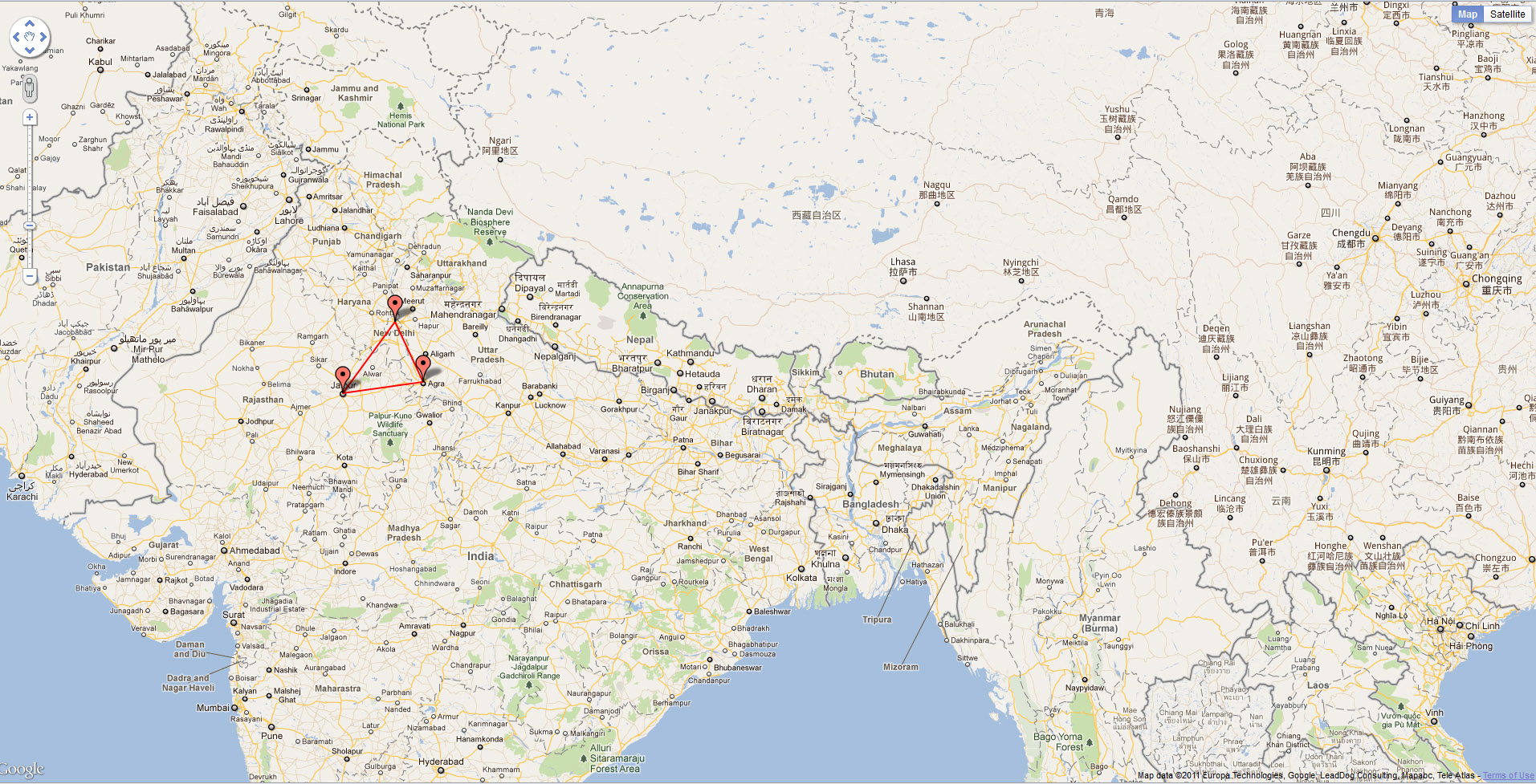 The Treasure Trove-Delhi Agra Jaipur India Tour